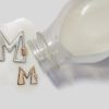 Diamond Dipped Letter M Lock in 14K Yellow Gold - M. Flynn